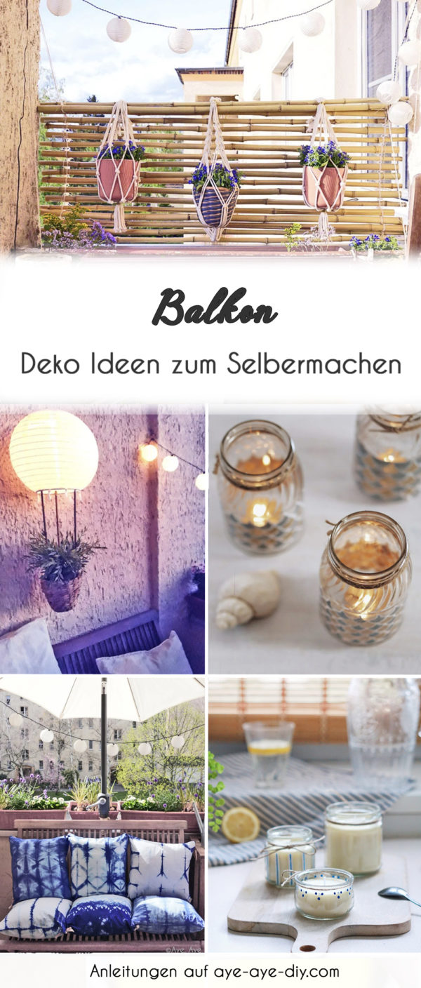3 DIY Balkon Ideen zum Dekorieren & Selbermachen